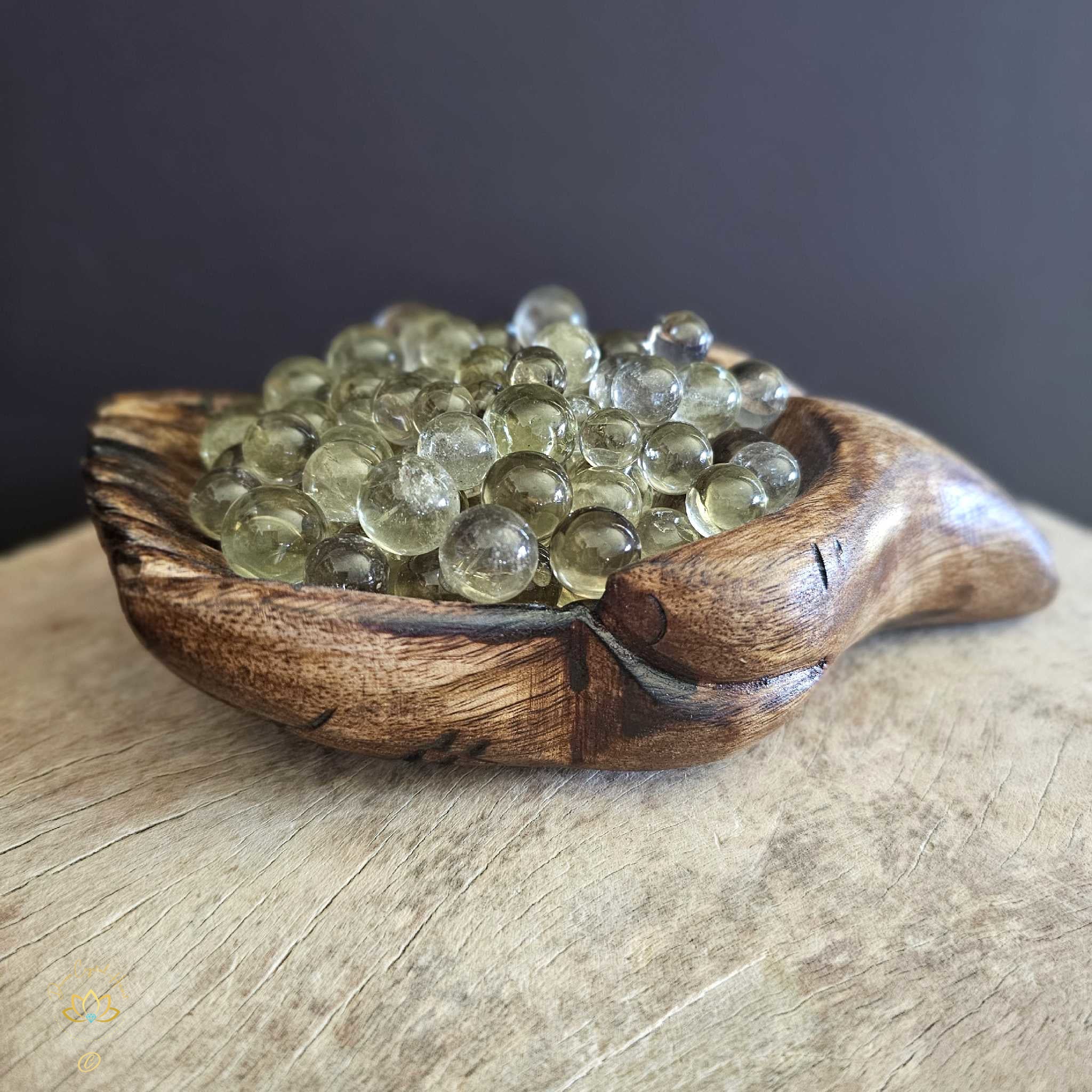 Citrine Mini Spheres Three Sizes – Divine Crystal Heart