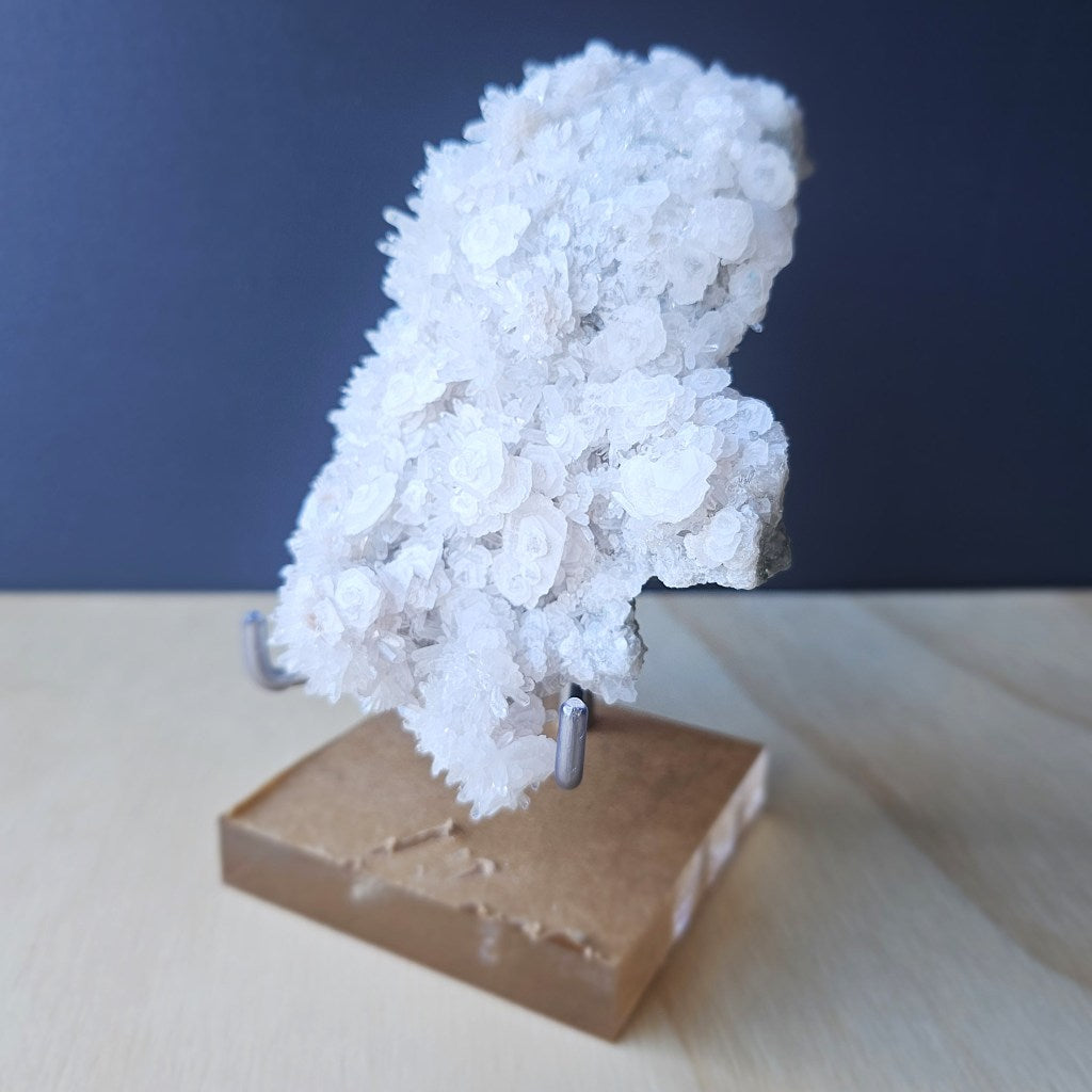 Coin Calcite and Quartz Specimen | Stacked Intention – Divine Crystal Heart