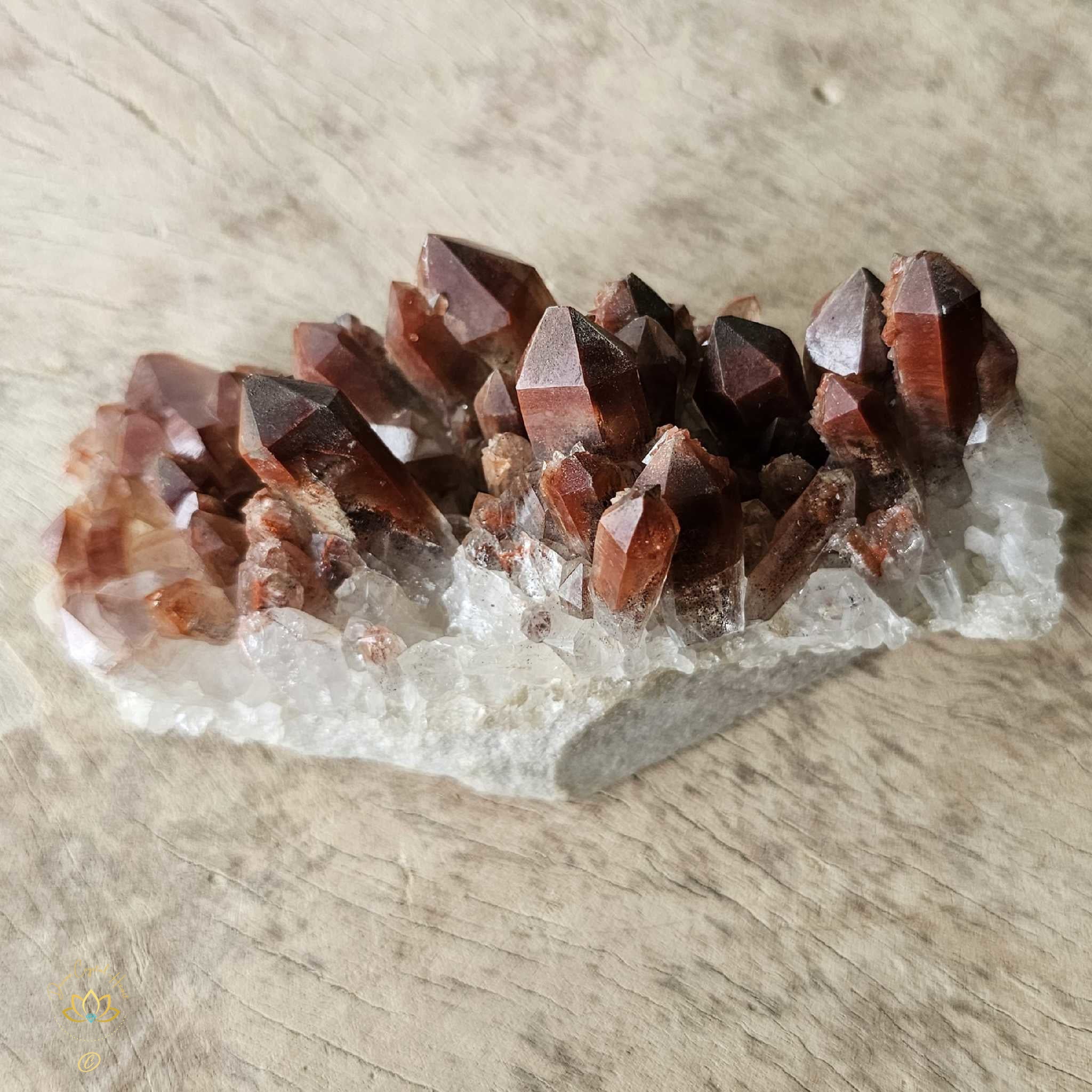 Ferruginous Quartz | Cluster 266gms – Divine Crystal Heart