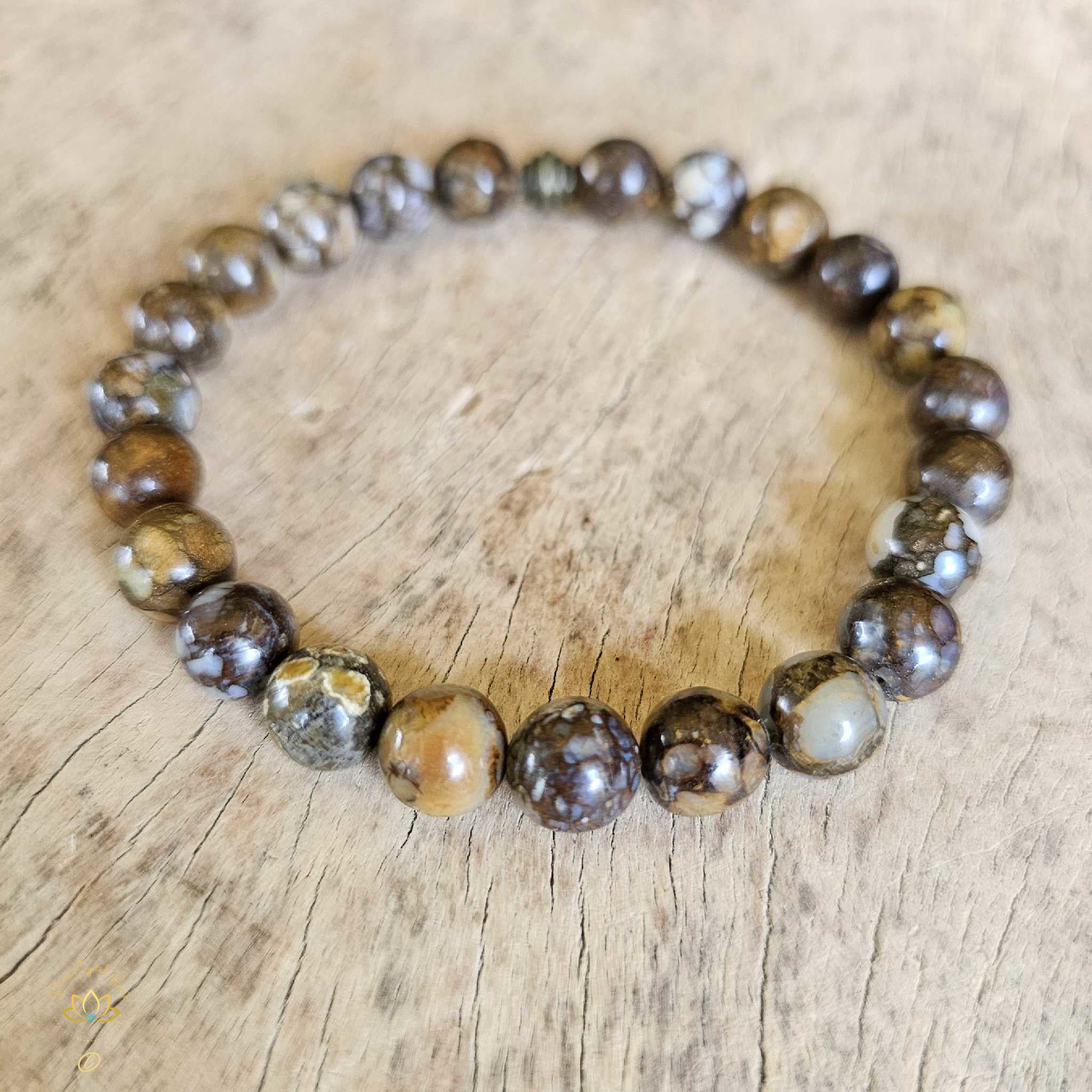 Fire Lace Opal Bracelet | 8mm Beads – Divine Crystal Heart