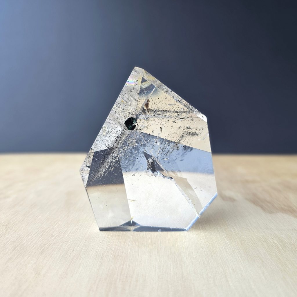 Inclusion Quartz | Anchored Clarity – Divine Crystal Heart
