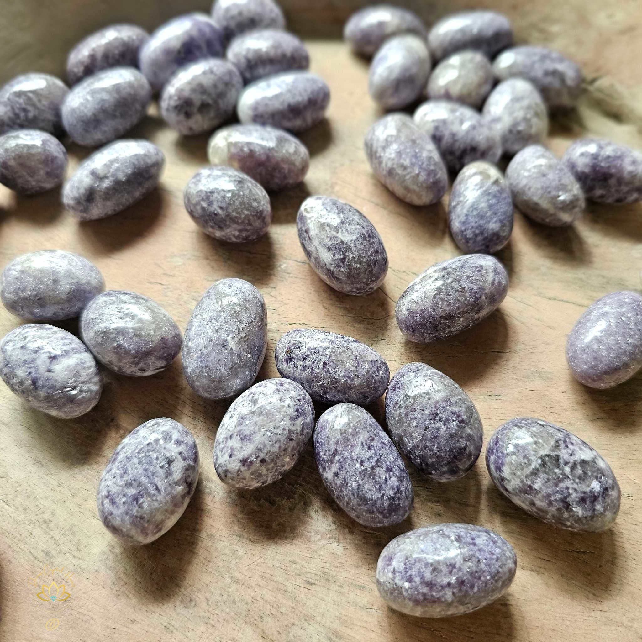 Lepidolite Mica Tumbled Stones – Divine Crystal Heart
