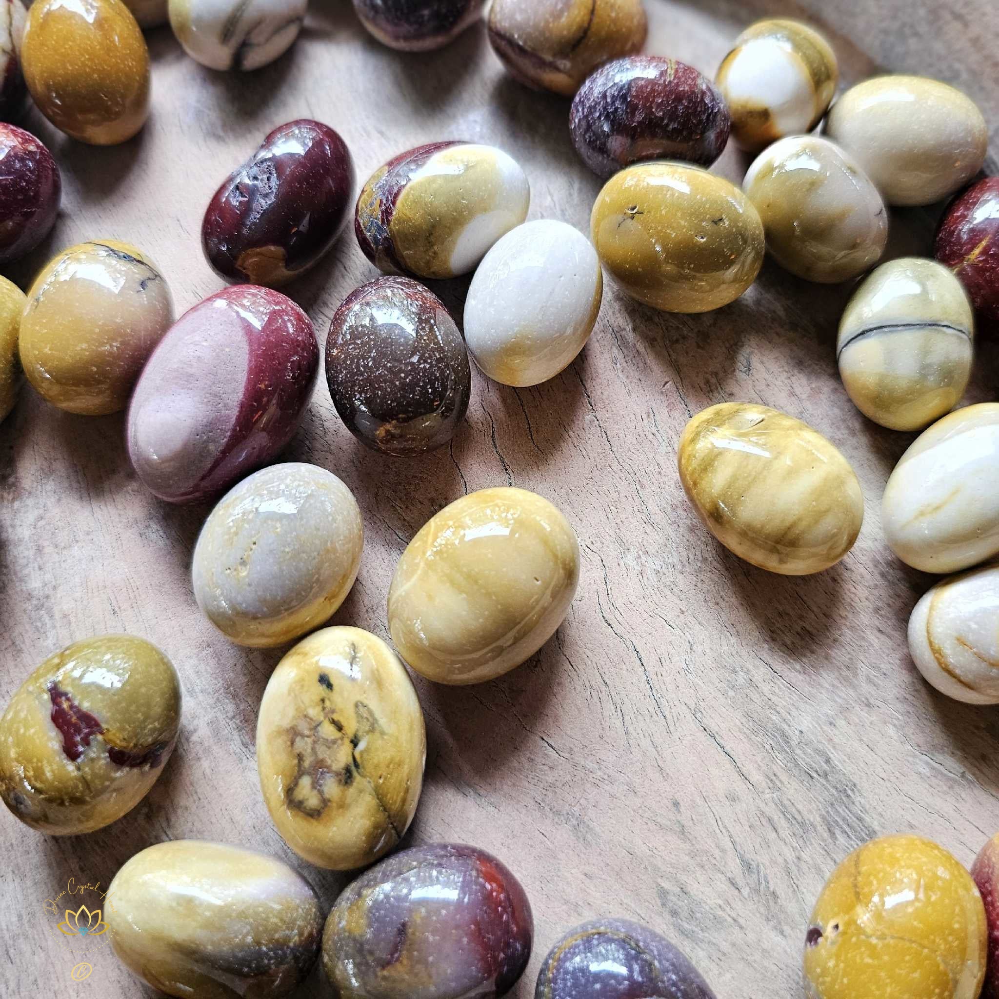 Mookaite Tumbled Stones – Divine Crystal Heart
