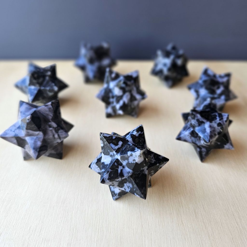 Mystic Merlinite Merkaba | Mystic Vision – Divine Crystal Heart