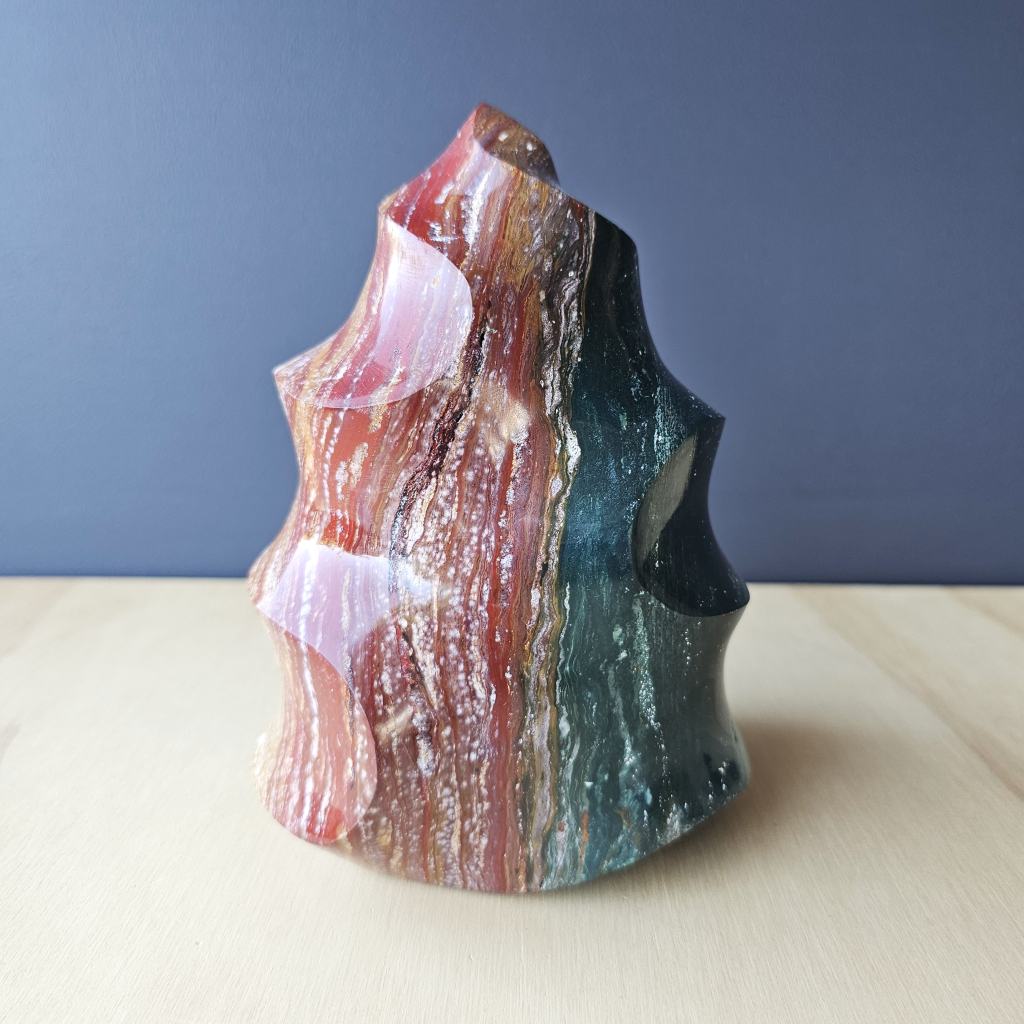 Ocean Jasper | Flame 2kgs – Divine Crystal Heart