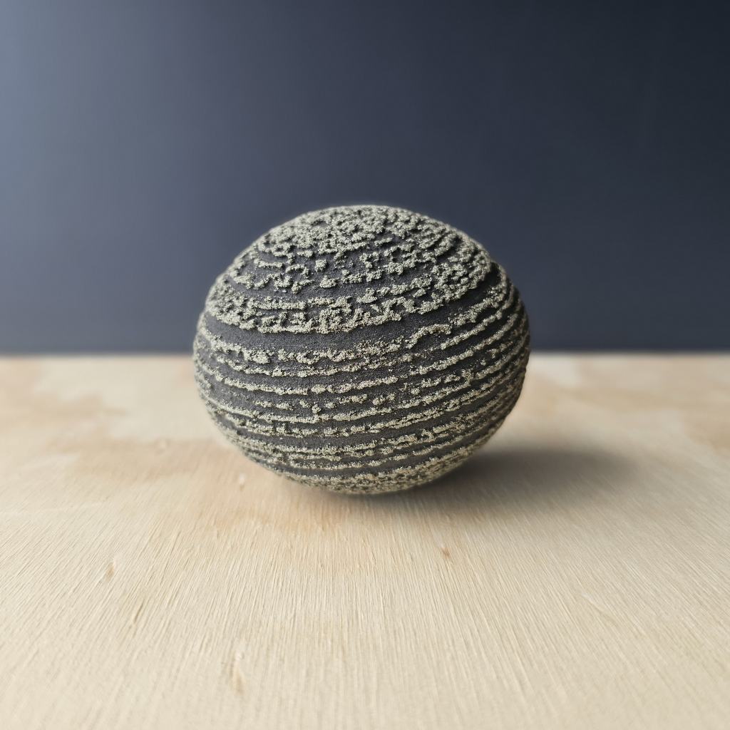 Pyrite Concretion Ball on Shale Matrix | Specimen 583gms – Divine ...