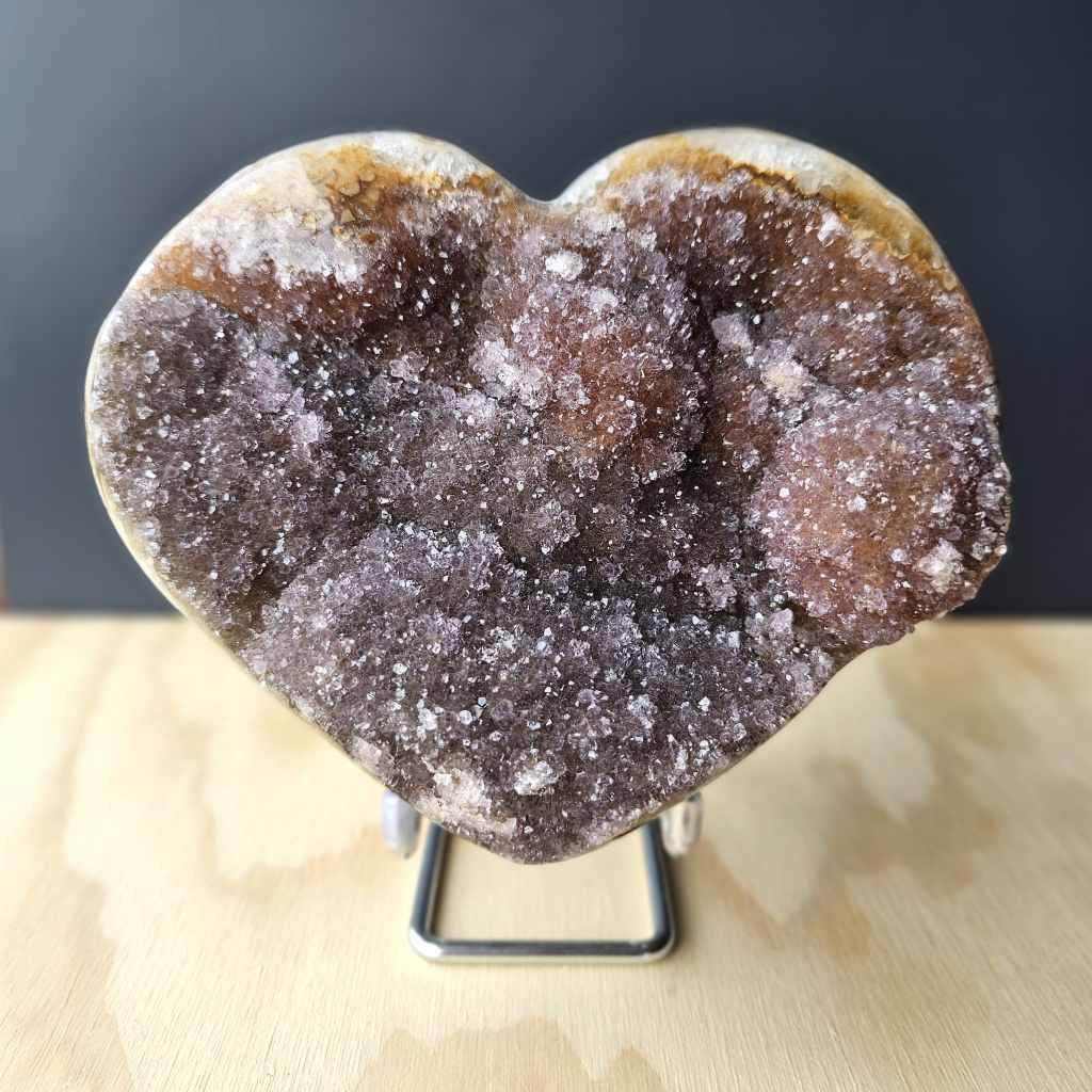 Rainbow Amethyst | Extra Large Heart 2kgs – Divine Crystal Heart