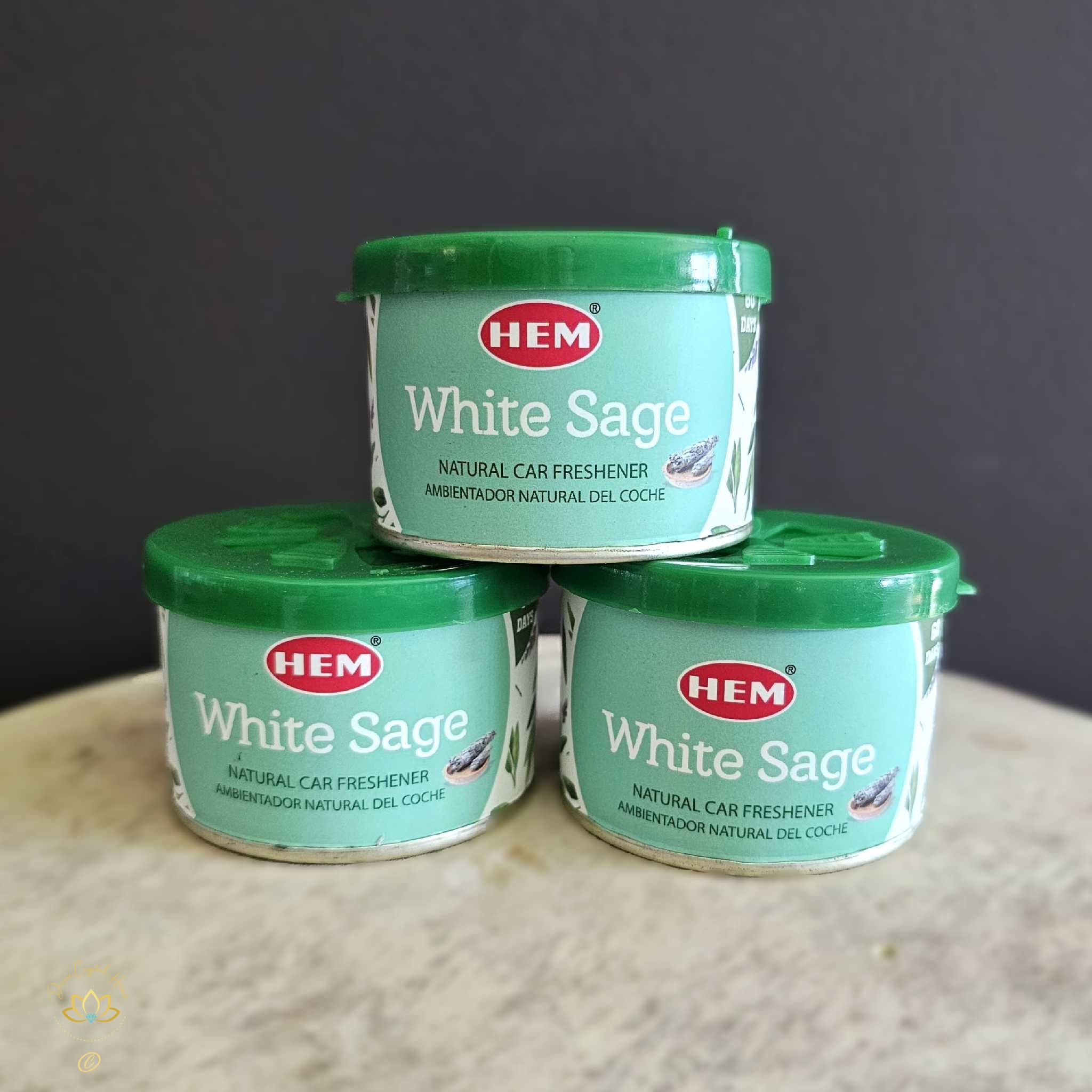 White Sage Car Freshener – May the Sage be with you – Divine Crystal Heart